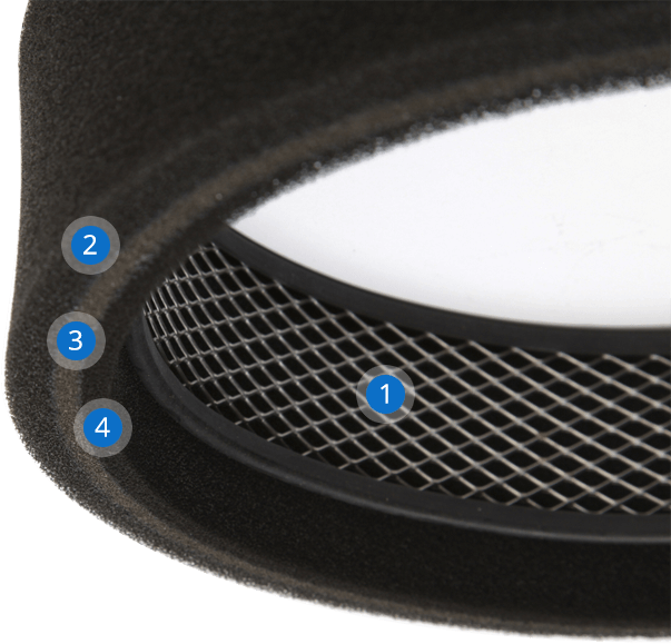 ITG JC50 40mm Sausage Air Filter - Northampton Motorsport