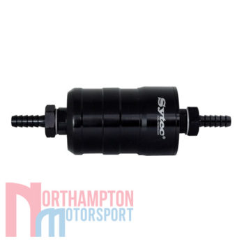 Sytec Bullet Fuel Filter (10-Micron / 8mm Push Fittings) - NMS