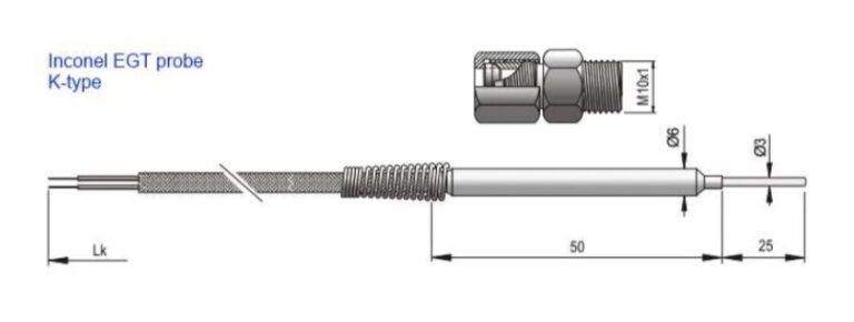 ECUMaster EGT Sensor (Inconel Sheath) - Northampton Motorsport